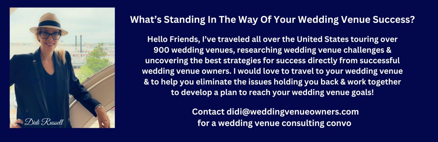 Wedding Venue Consulting, Mentors & Education ⋆ Wedding Venue Owners